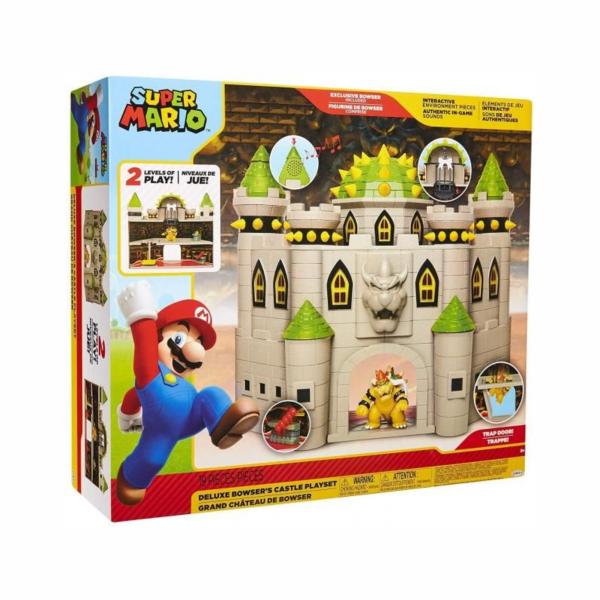 Castillo Deluxe de Bowser 19pzs Super Mario 3a+ | Jugueterías TOYS