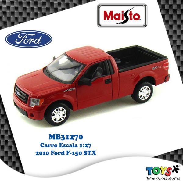 Carro Escala 1:27 2010 Ford F150 STX 3a+ | Jugueterías TOYS