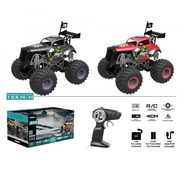 Carro R/C Crazon 333 Spirit Beast Skeleton Surt/2 3a+ (441247 ...